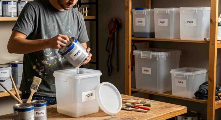 Can You Store Paint in a Plastic Container? 5 Safe Tips